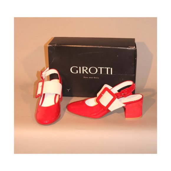 Girotti | Shoes | Girotti Patent Leather Red Heels Nwot | Poshmark